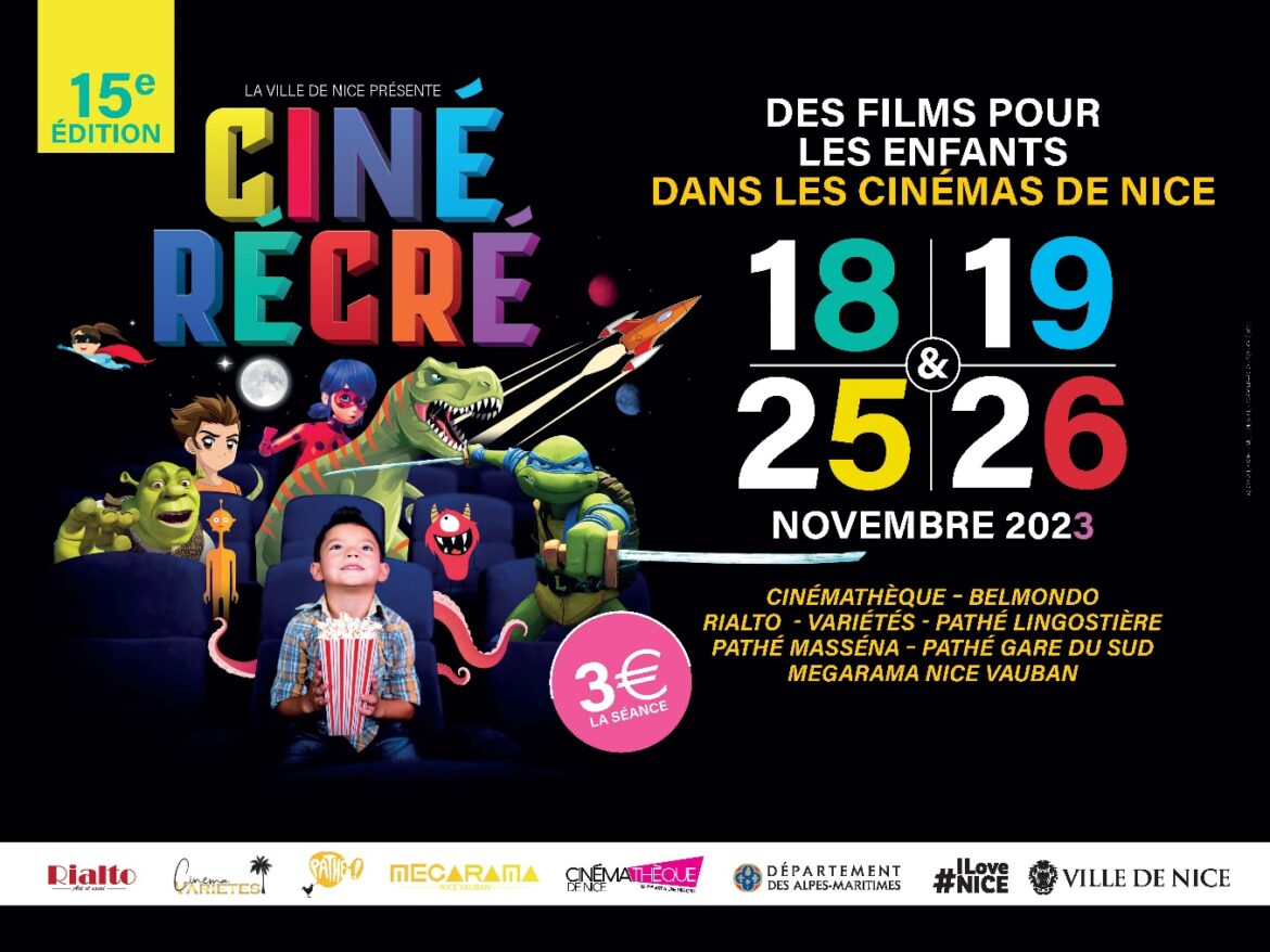 Ciné Récré à Nice : une fête du cinéma pour les enfants